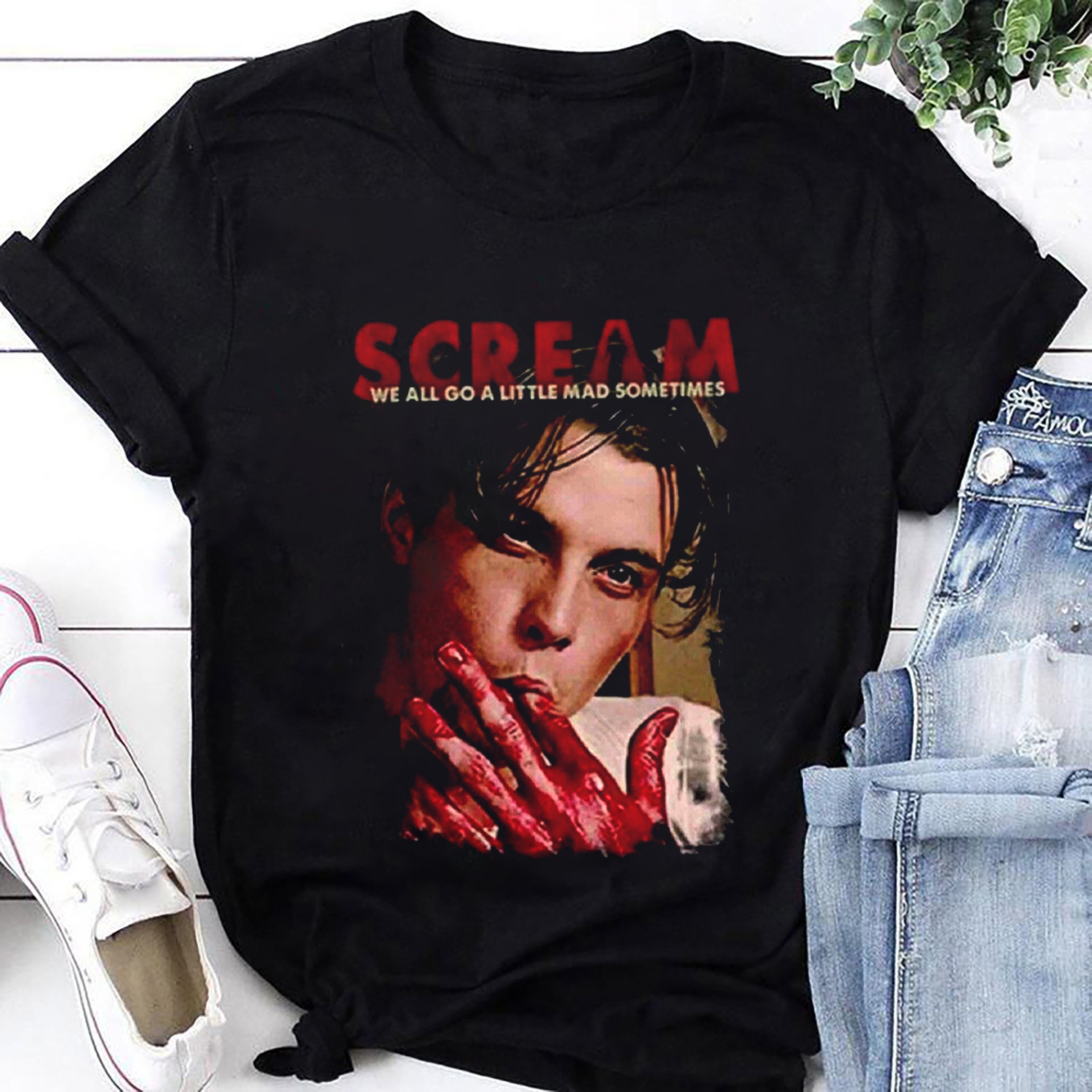 Scream We All Go A Little Mad Sometimes Billy Loomis T-Shirt | Inspire ...