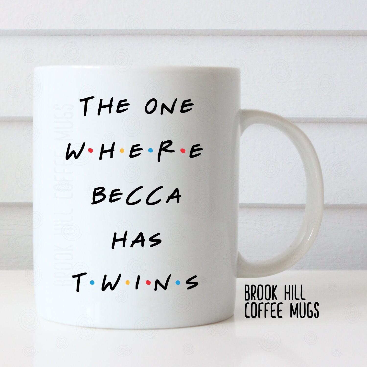 The One Where Becca Has Twins, Friends Inspired Coffee Mug, | Inspire ...