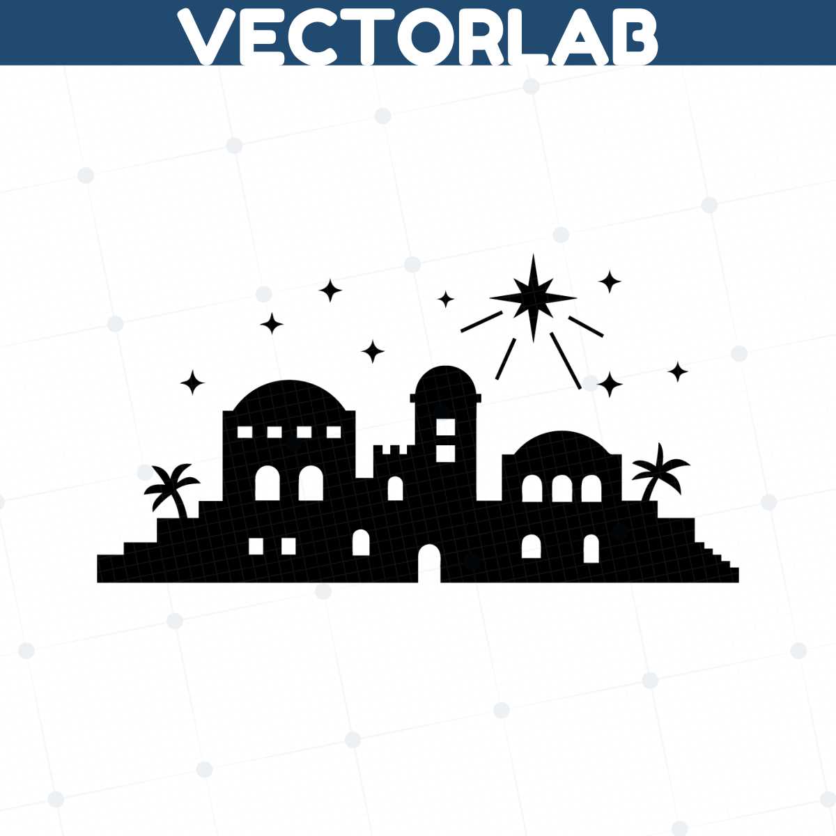 Bethlehem SVG, Christmas Star SVG, Bethlehem Silhouette, Bet | Inspire ...