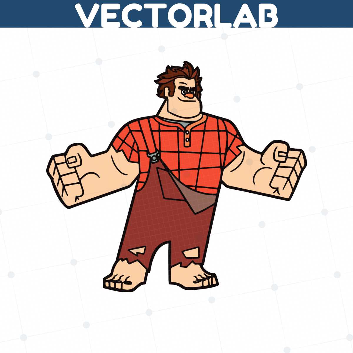 Ralph Vector SVG, WreckIt Ralph SVG, Disneyland Ears clipart | Inspire ...