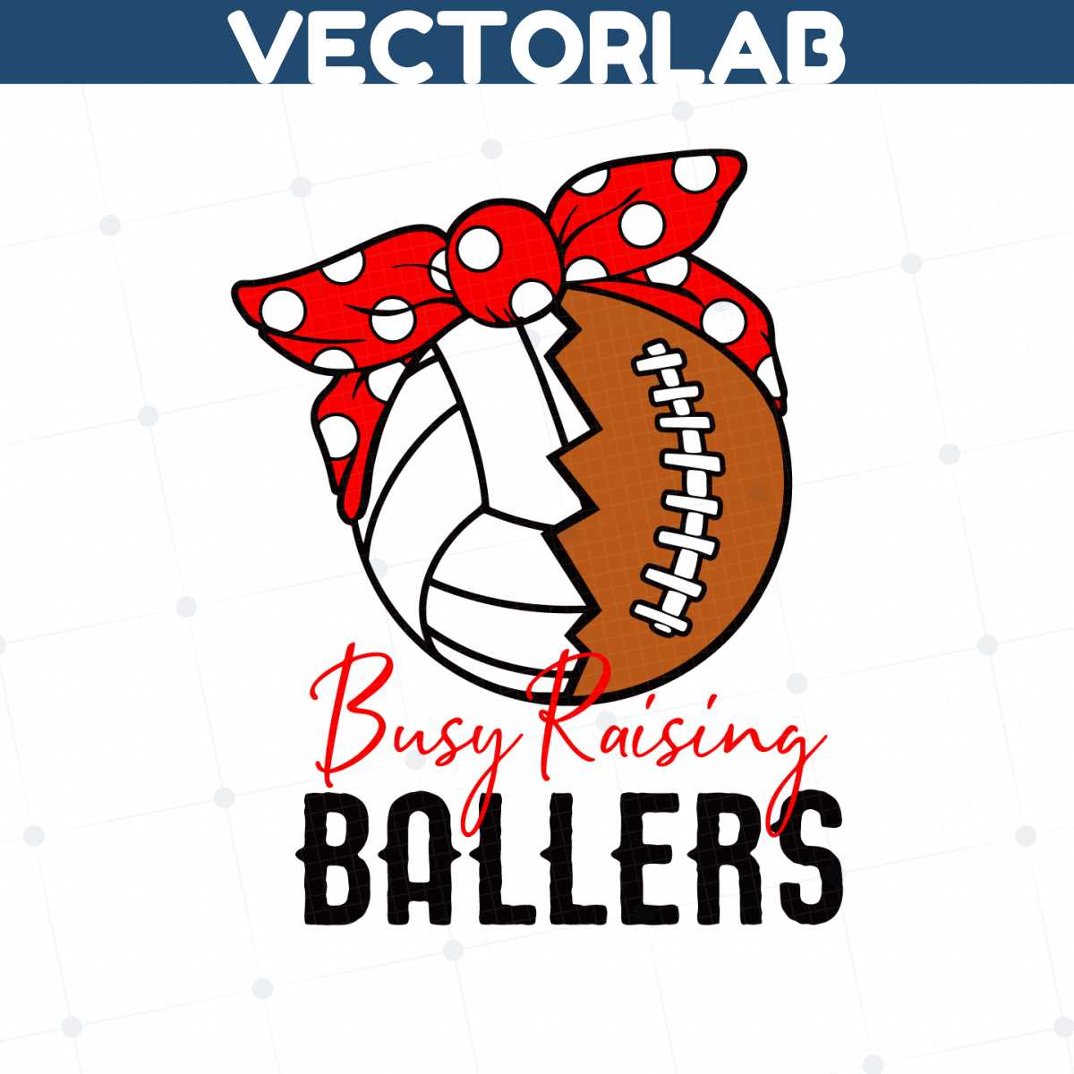 Busy Raising Ballers Svg, Football Svg, Volleyball Svg, Foot - Inspire ...