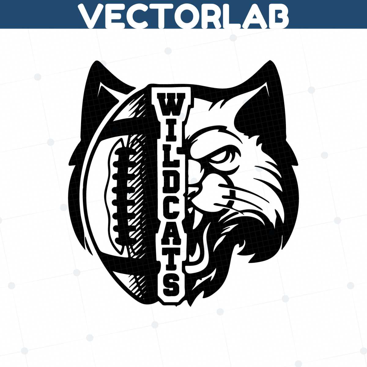 Wildcats Football Design png, eps, ai, dxf, png, pdf, jpg an | Inspire ...
