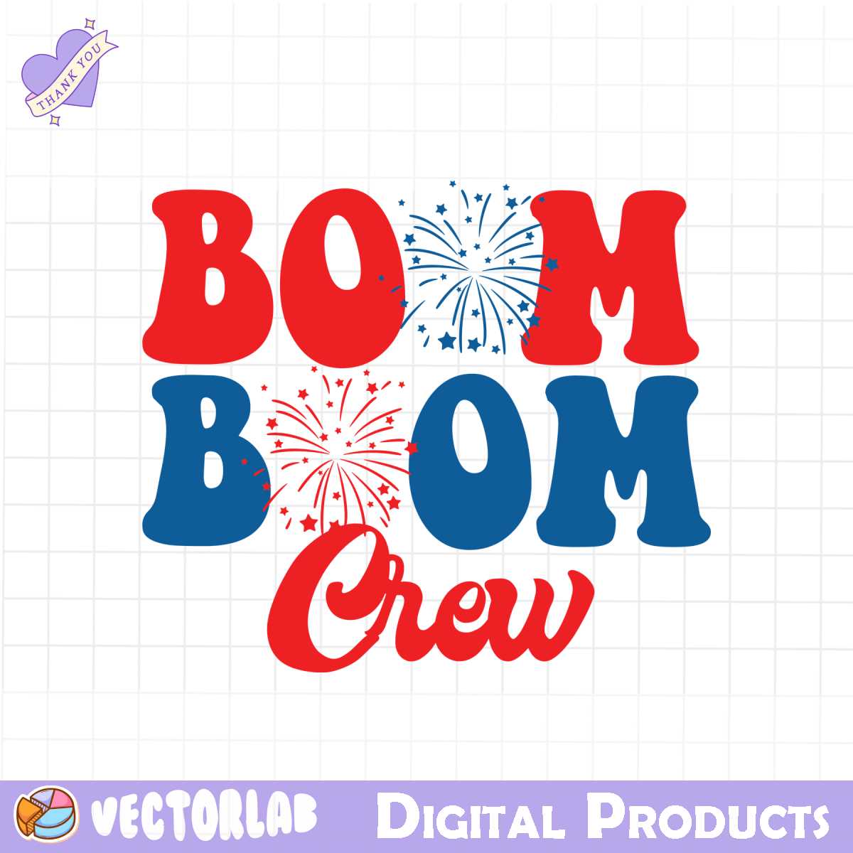 BOOM BOOM Crew SVG PNG, 4th of July SVG Bundle | Inspire Uplift