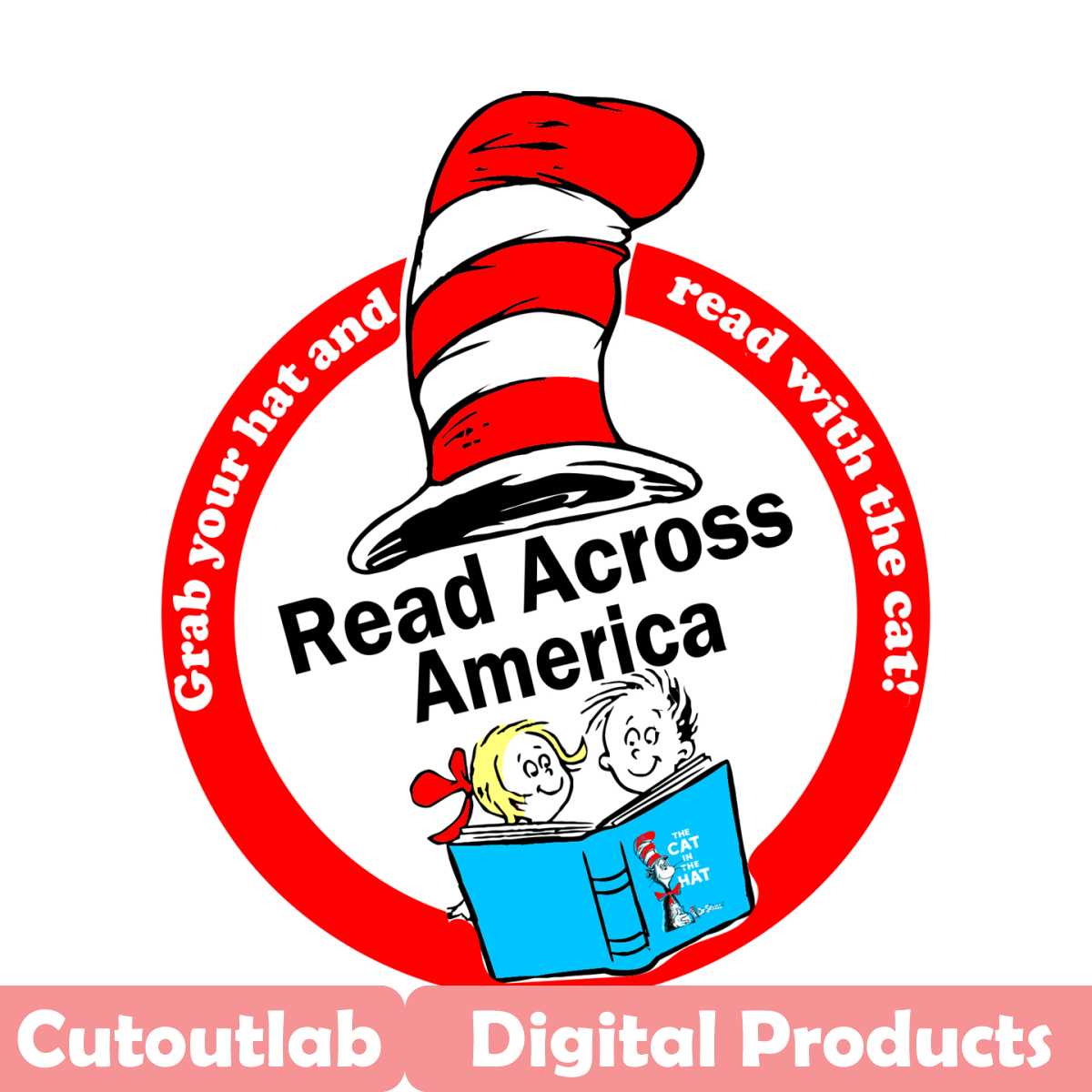 Read Across America Svg, Trending Svg, Dr Seuss Svg, Thing S | Inspire ...