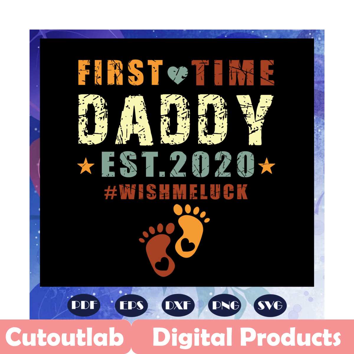 First Time Daddy Est 2020, daddy svg, dad svg, father svg, f | Inspire ...