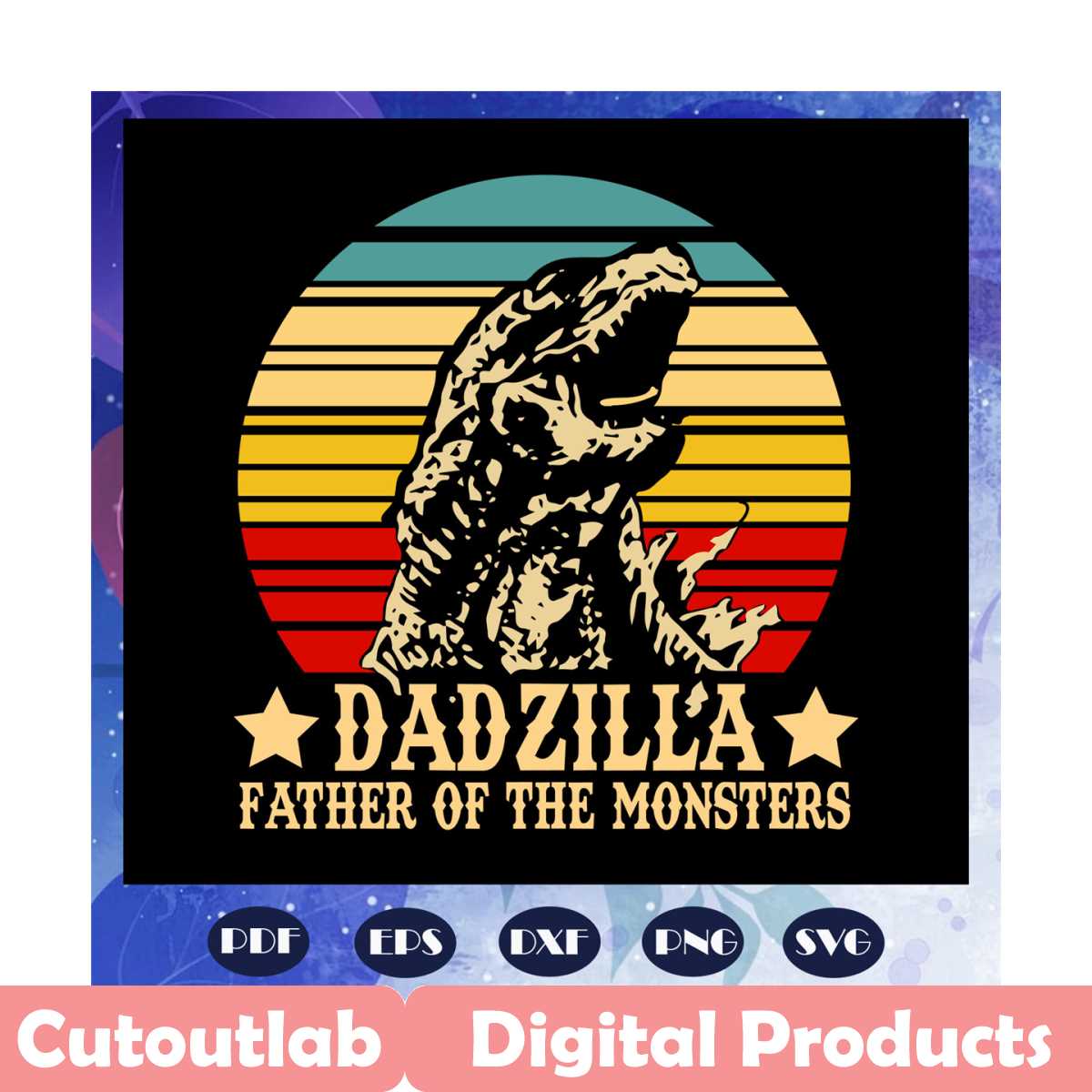Dadzilla father svg, Dadzilla svg, Monster svg, father of th | Inspire ...