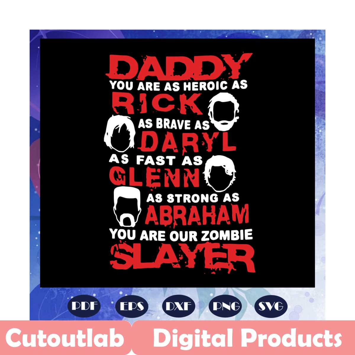 The walking dead dad svg, fathers day svg, zoobie fathers da | Inspire ...