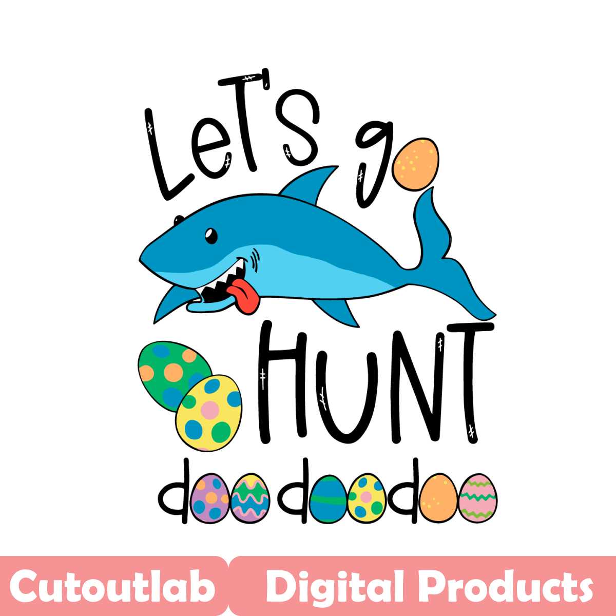Shark Easter Svg, Trending Svg, Shark Easter Svg, Easter Day | Inspire ...