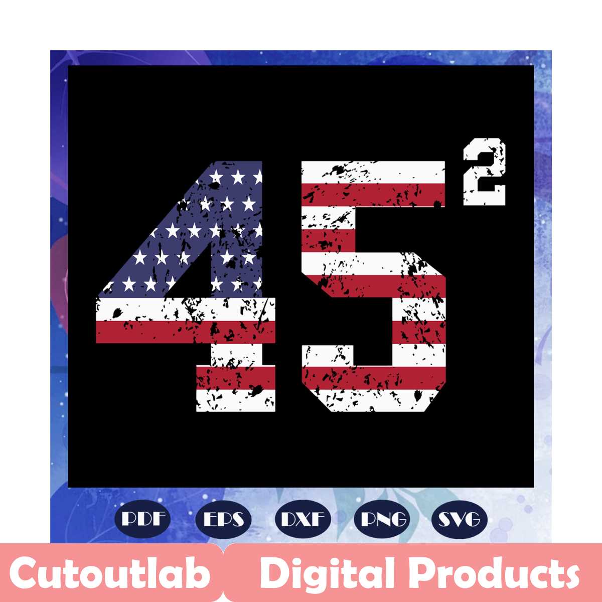 45 Squared Trump 2020 second term Usa svg, flag svg, trump, | Inspire ...