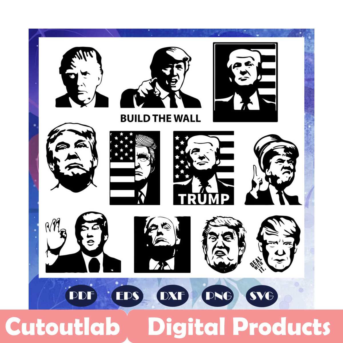 Donald Trump, Donald Trump svg, Trump 2020 The Sequel Make L | Inspire ...