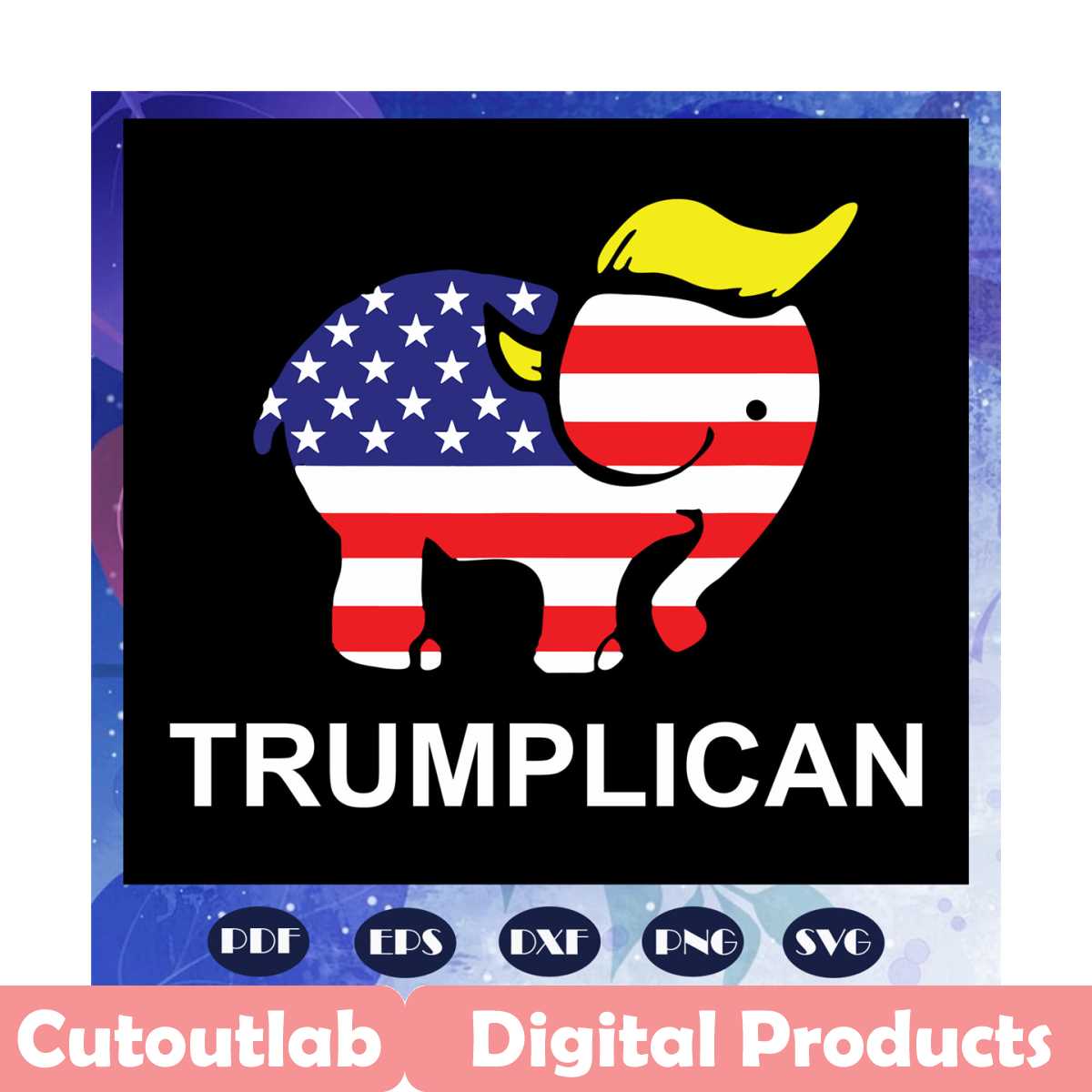 Trumplican svg, Trump funny svg, donald trump svg, president | Inspire ...