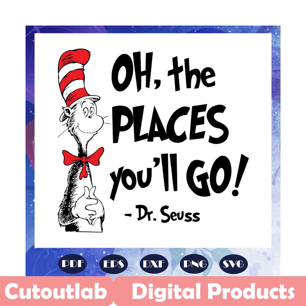 Oh the place you will go svg, Dr seuss svg, Dr Seuss bundle | Inspire ...