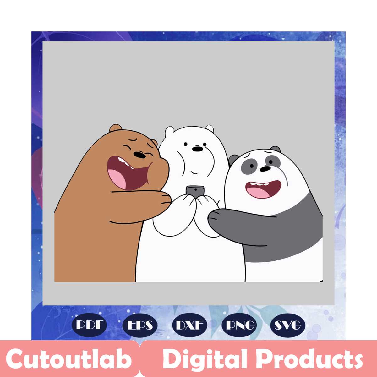 We bare bears hug svg, bare bears, bare bear svg, bare bear - Inspire ...
