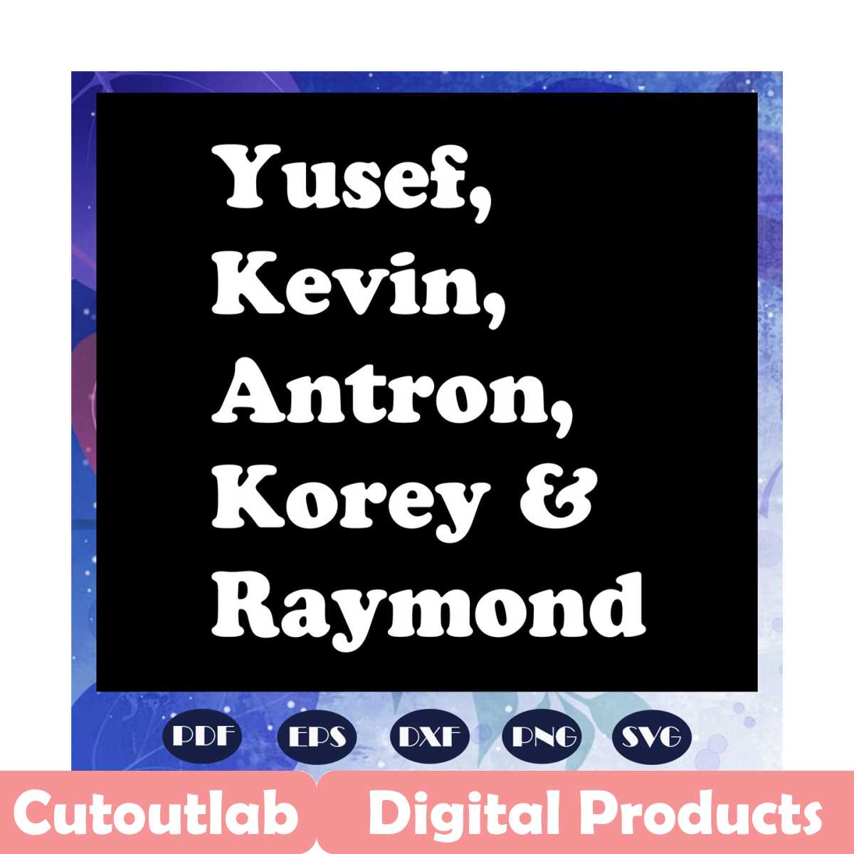 Yusef kevin antron korey and raymond svg, central park svg, | Inspire ...