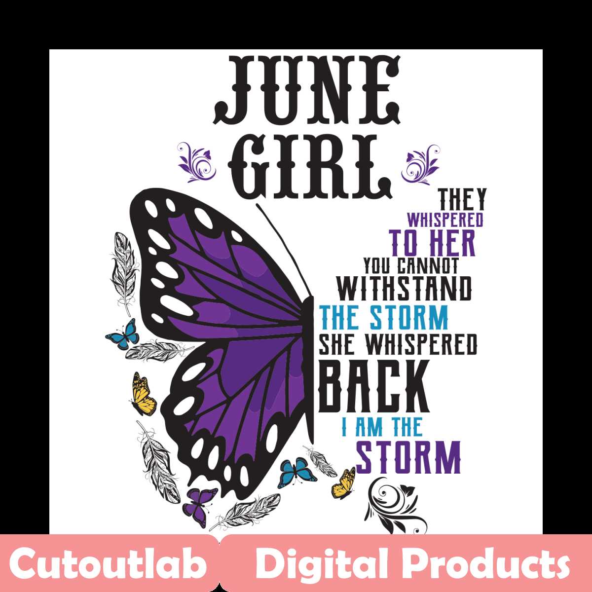 June Girl Svg, Birthday Svg, June Birthday Svg, Birthday But | Inspire ...