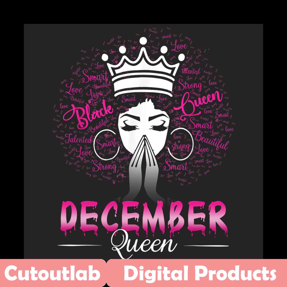December Black Queen Png, Birthday Png, December Birthday, D | Inspire ...