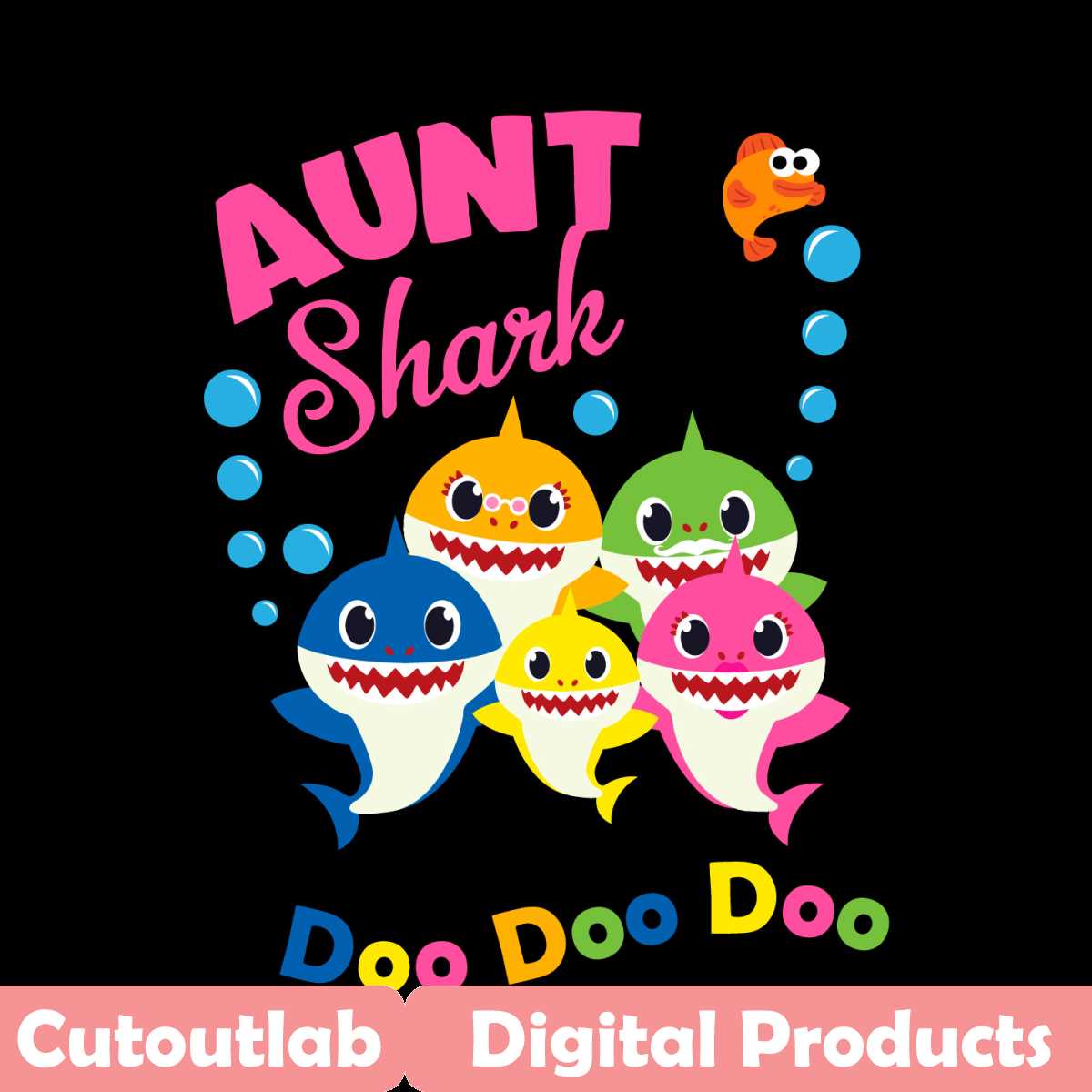 Aunt Shark Doo Doo Doo Svg, Trending Svg, Aunt Shark Svg, Ba | Inspire ...