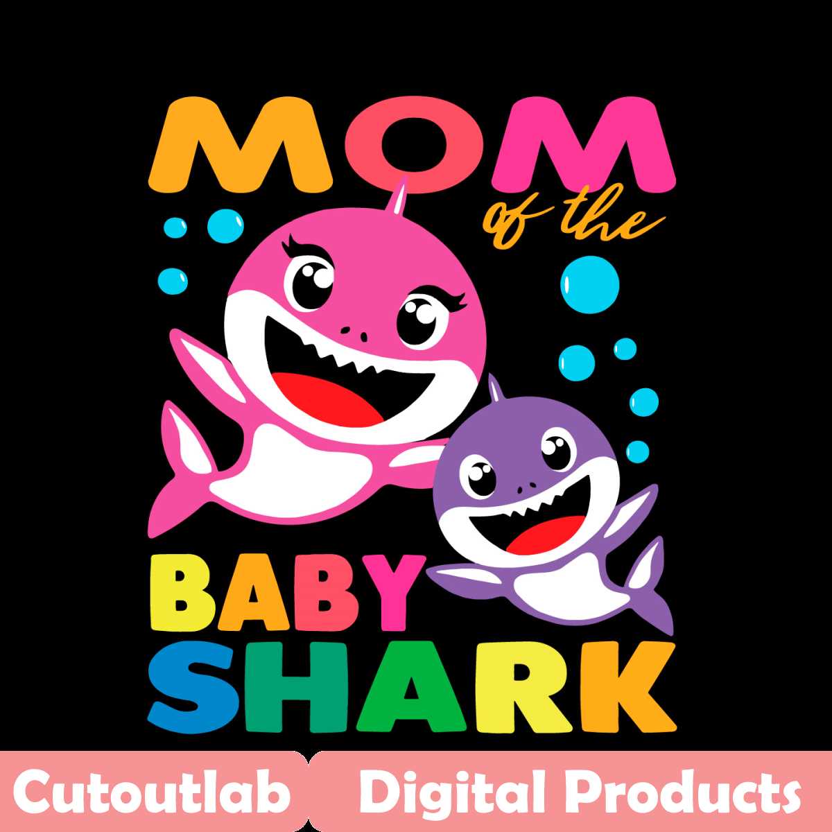 Mom Of The Baby Shark Svg, Trending Svg, Mom Shark Svg, Mom | Inspire ...