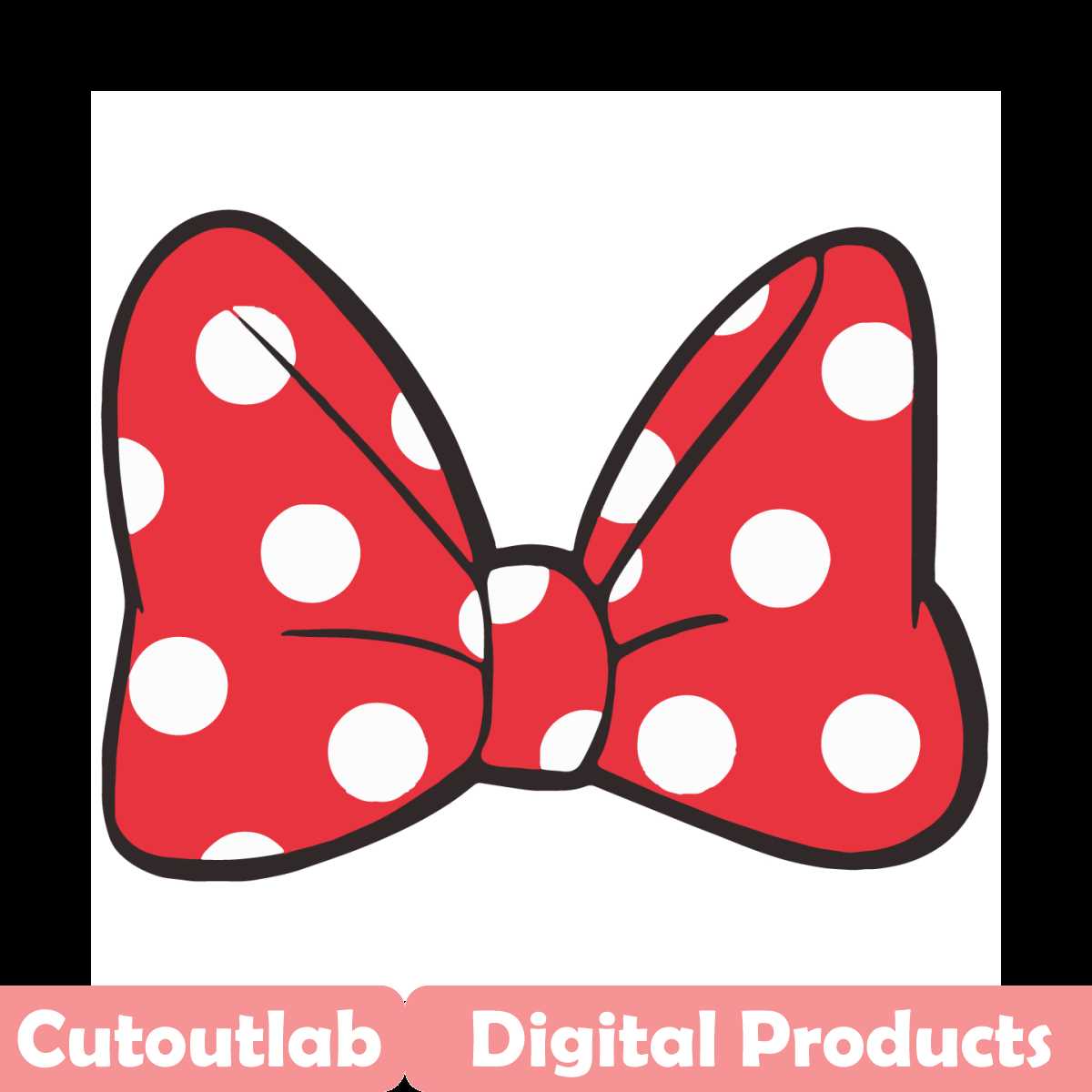Minnie Mouse Polka Dot Bow Svg, Trending Svg, Minnie Bow Svg | Inspire ...