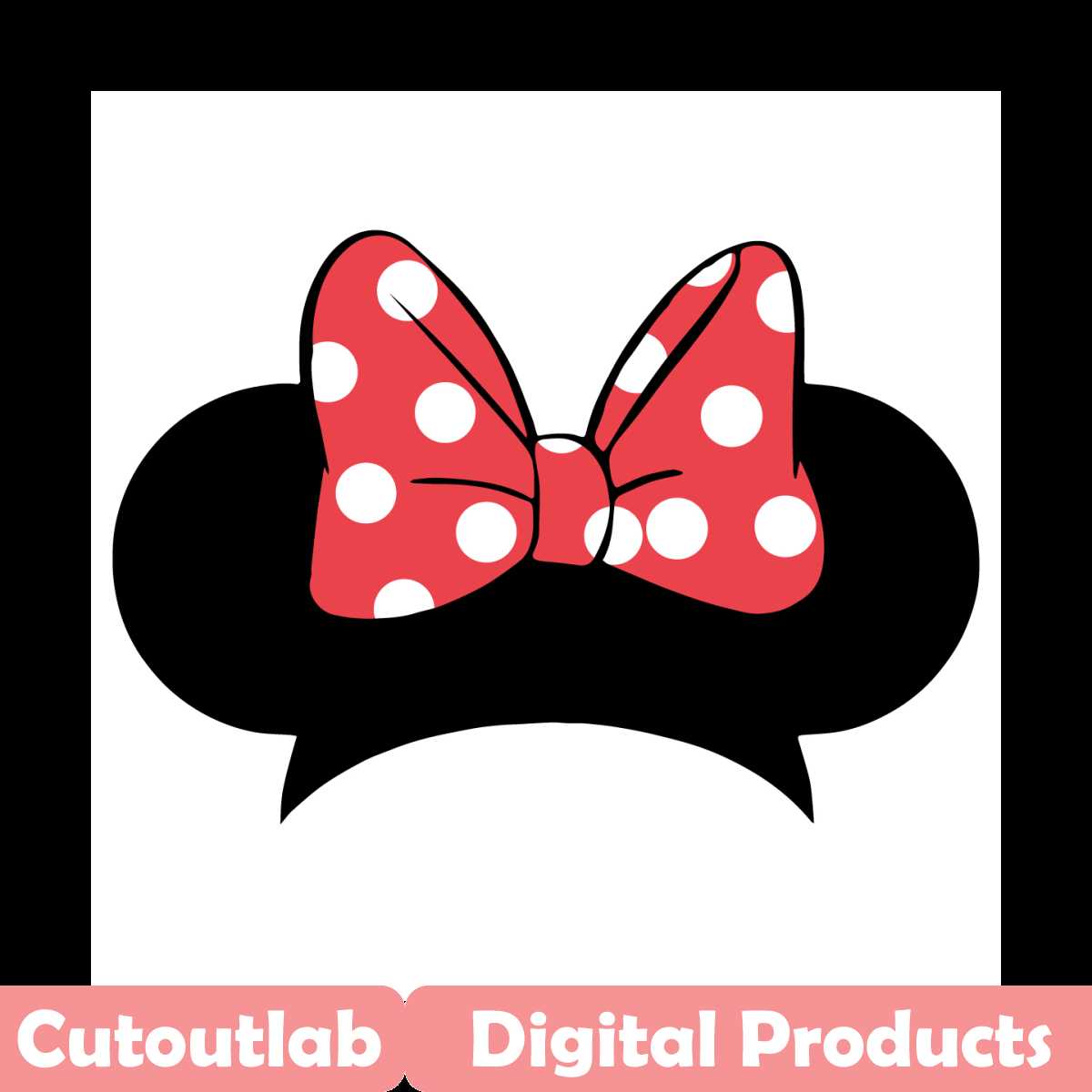 Minnie Mouse Ears Svg, Trending Svg, Minnie Svg, Minnie Mous | Inspire ...