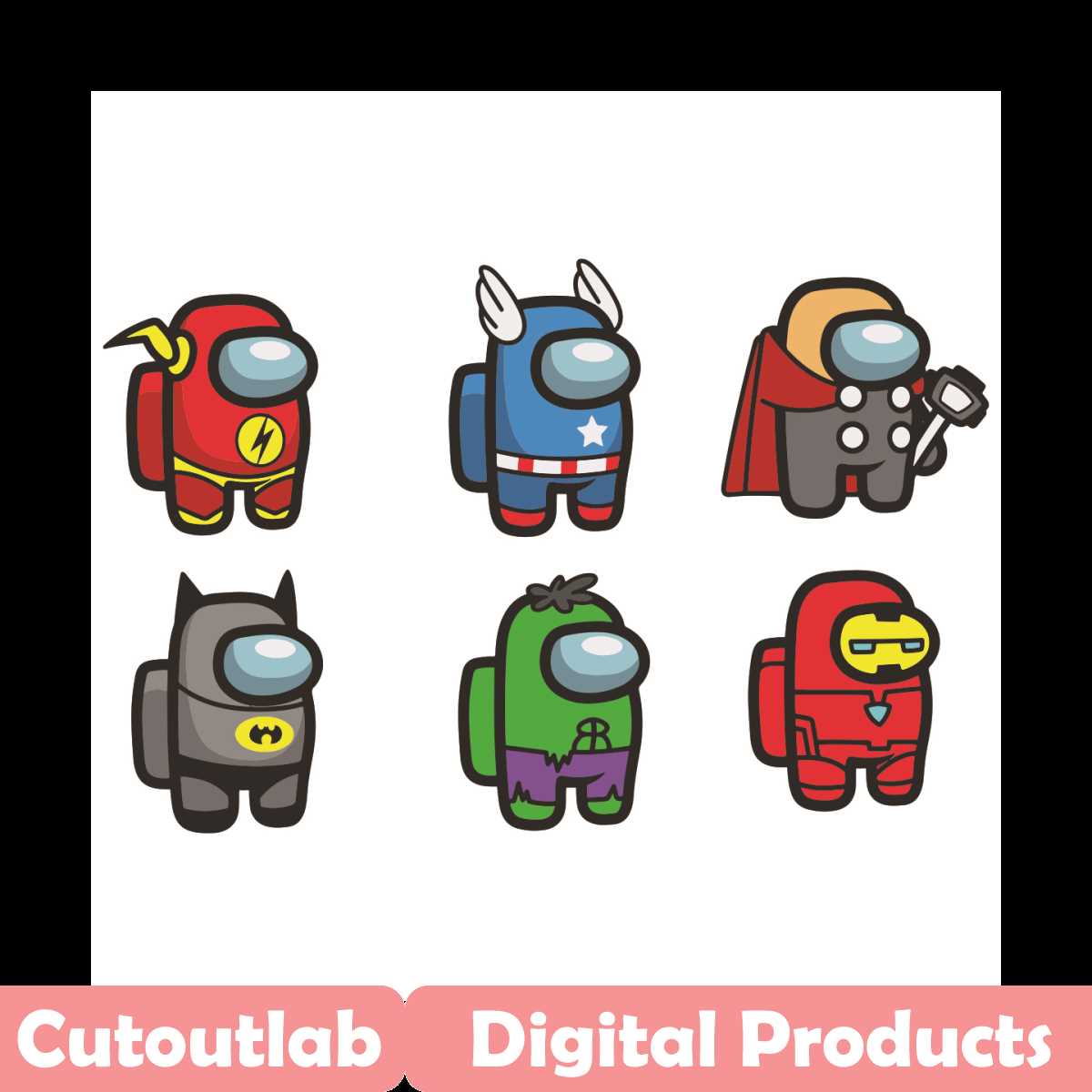 Among Us Marvel Avengers Svg, Trending Svg, Among us Marvel | Inspire ...