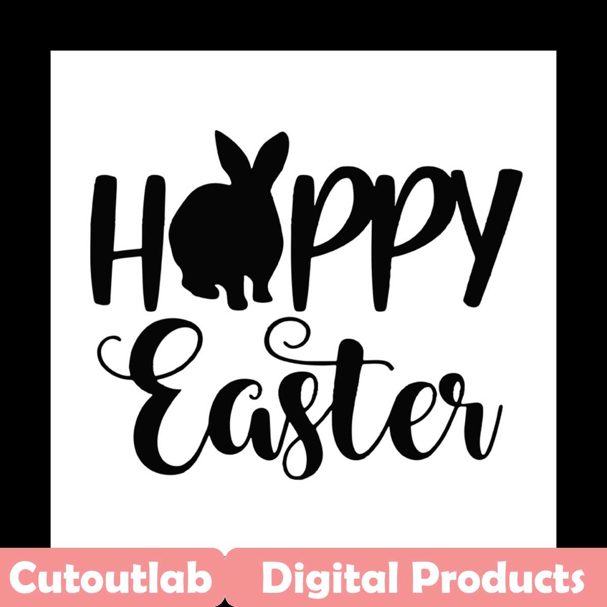 Happy easter bunny svg, easter svg, trending svg, rabbit svg | Inspire ...