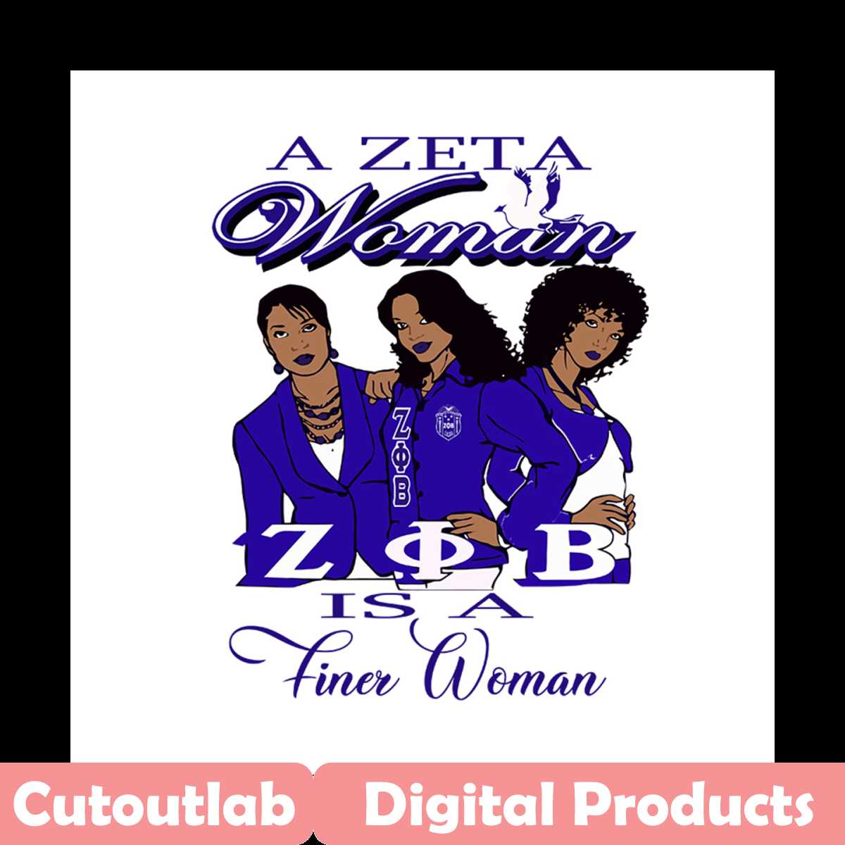 Zeta Phi Beta SVG Files For Silhouette, Files For Cricut, SV | Inspire ...