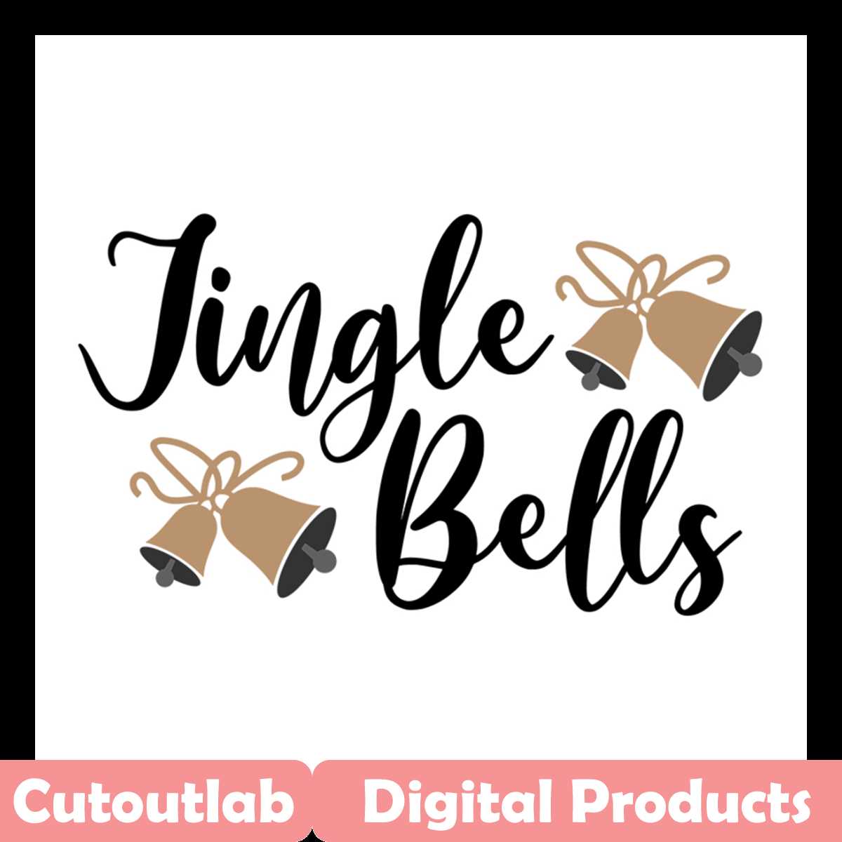 Christmas Jingle Bells Svg, Christmas Svg, Jingle Bells Svg, | Inspire ...