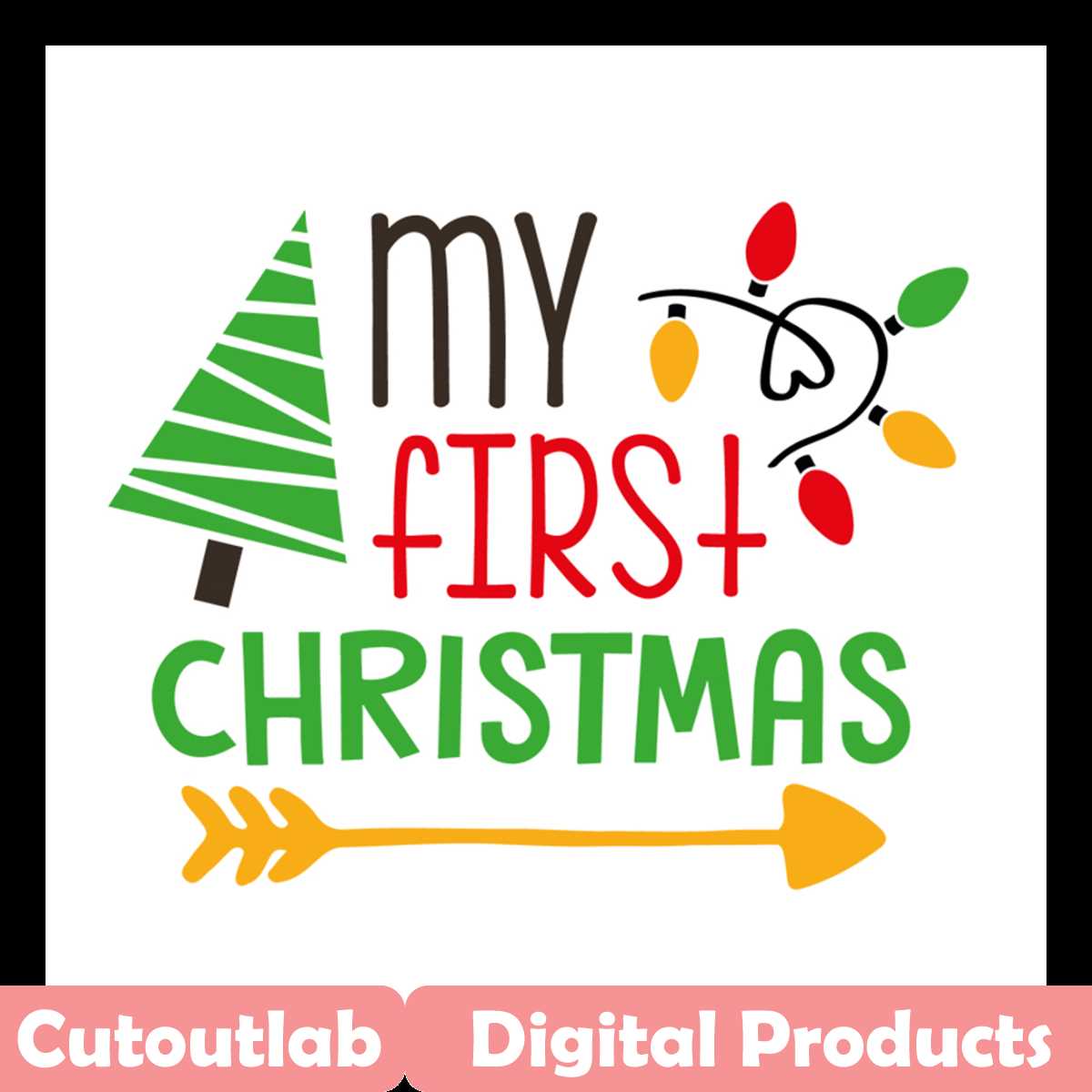 My first christmas SVG Files For Silhouette, Files For Cricu | Inspire ...
