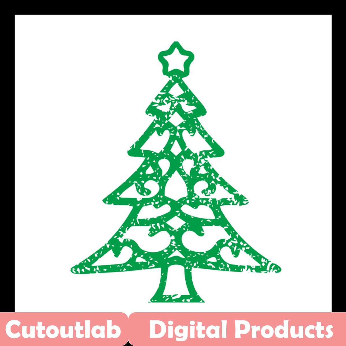 Christmas tree SVG Files For Silhouette, Files For Cricut, S | Inspire ...