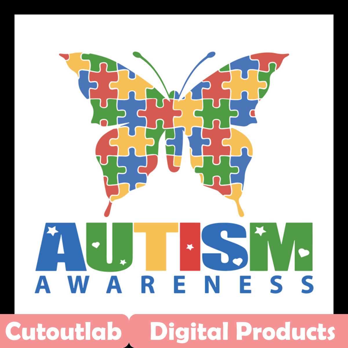 Autism svg, Files For Silhouette, Files For Cricut, SVG, DXF | Inspire ...