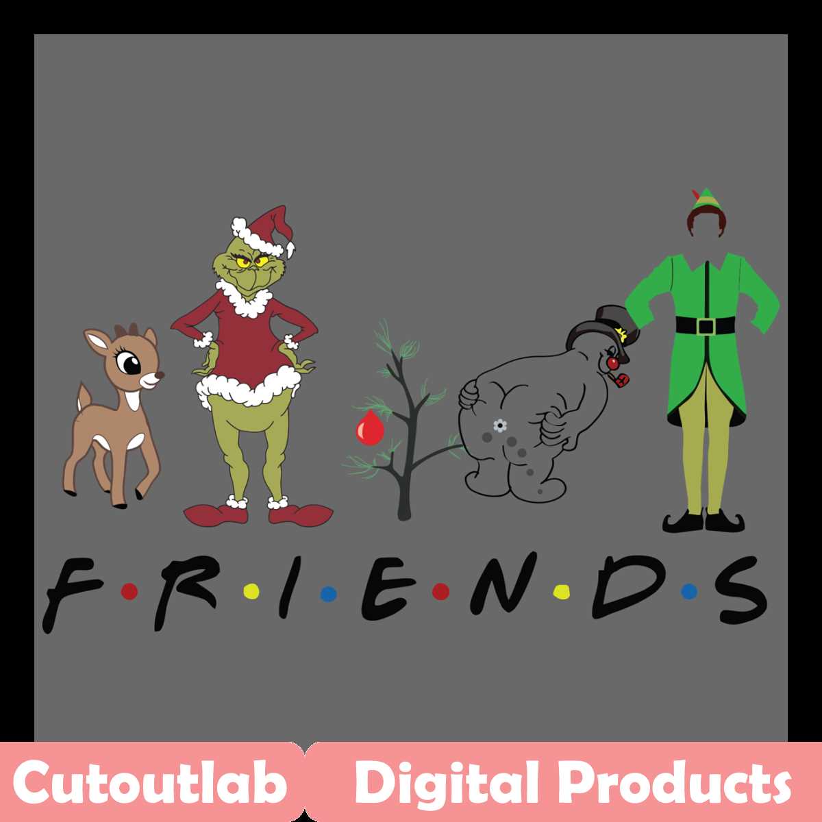 Christmas Friend With Frosty Svg, Christmas Svg, Grinch Svg, | Inspire ...