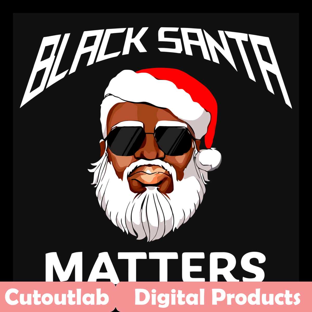 Black Santa Matters Svg, Christmas Svg, Black Santa Matters | Inspire ...