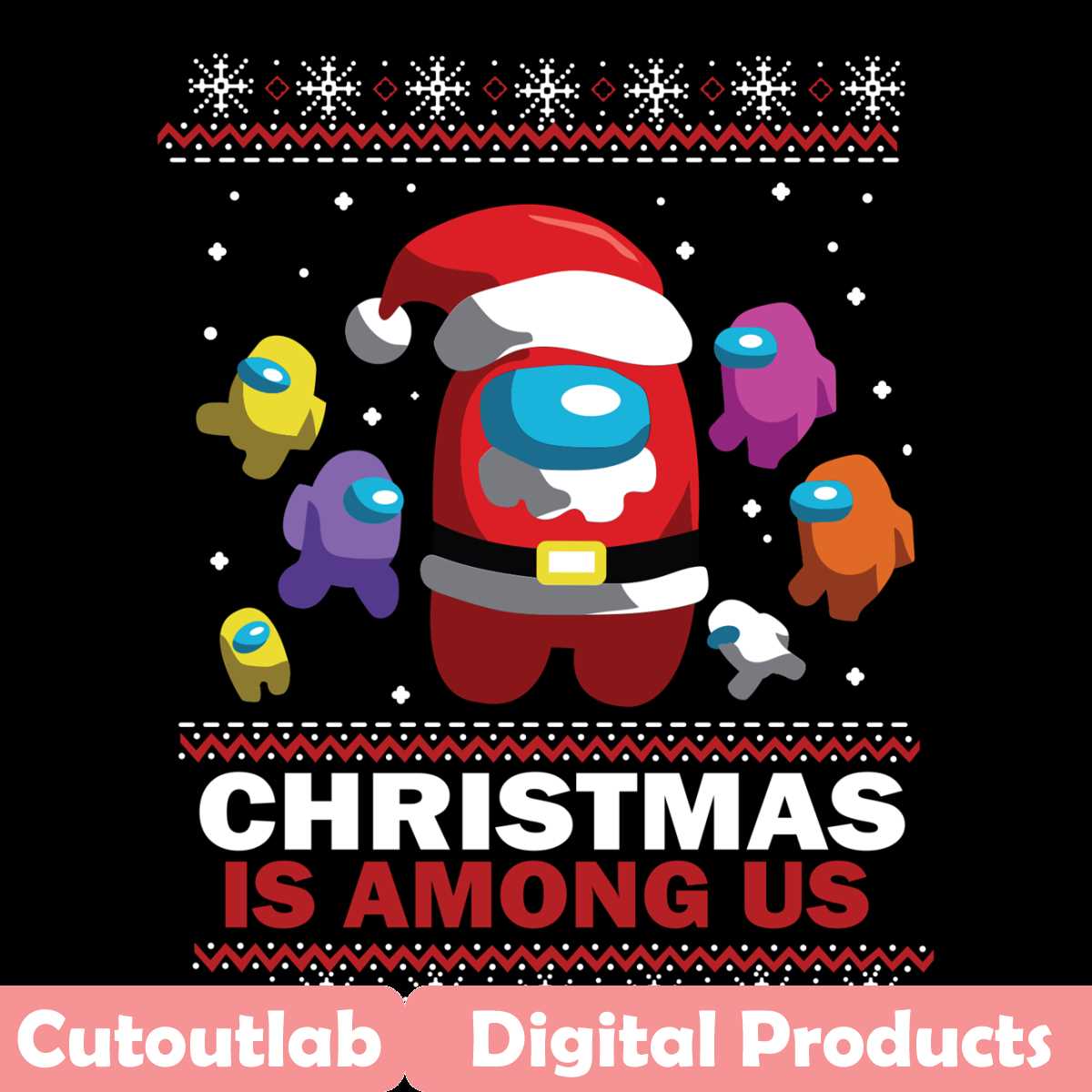 Christmas Is Among Us Svg, Christmas Svg, Among Us Svg, Impo | Inspire ...