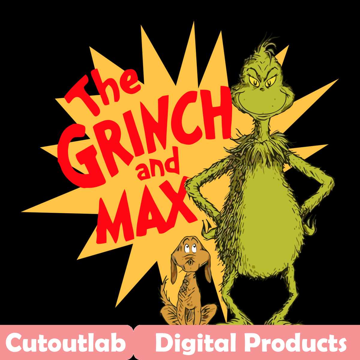 The Grinch And Max Svg, Trending Svg, Grinch Svg, Max Svg, D | Inspire ...