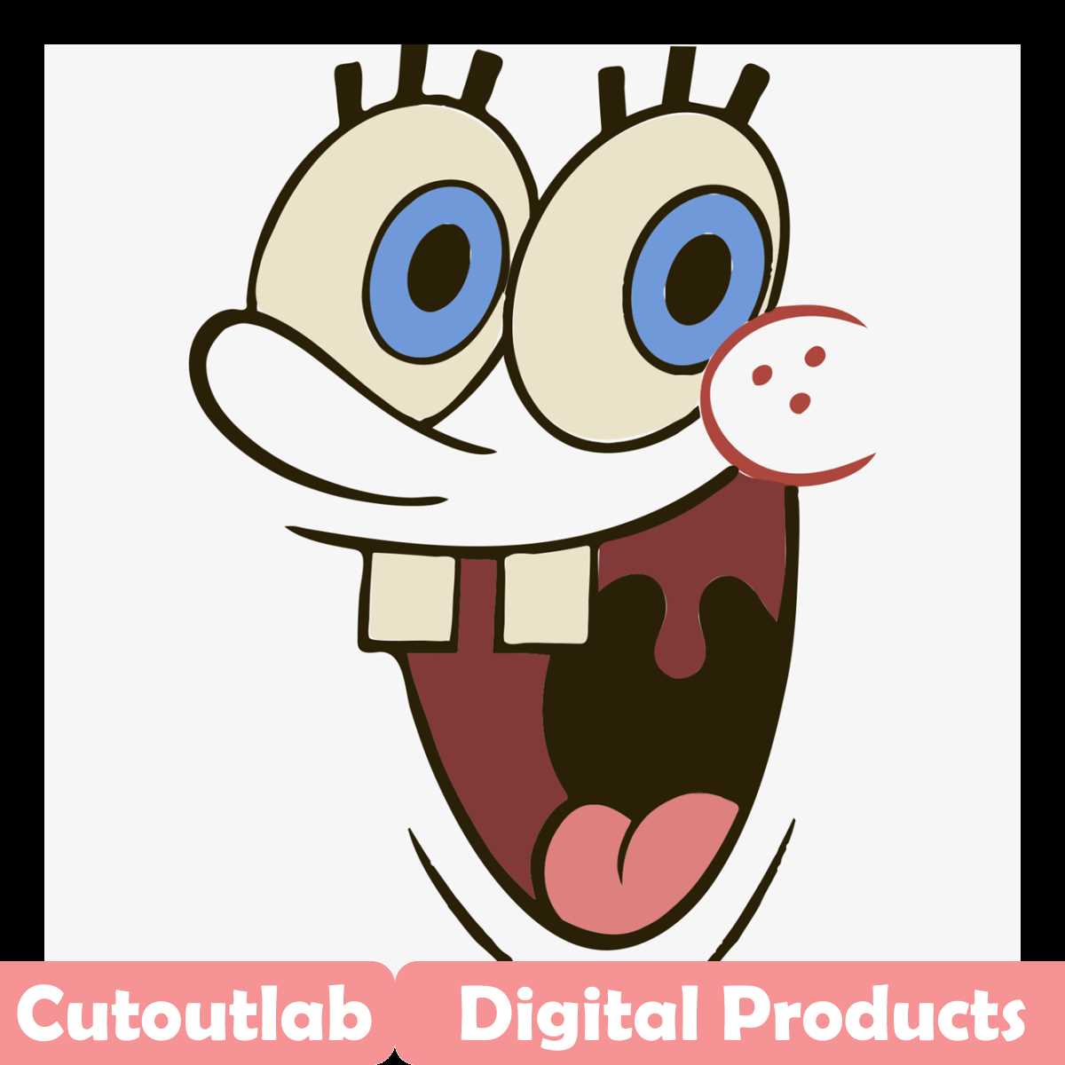 Spongebob Squarepants Excited Big Face Svg, Trending Svg, Sp | Inspire Uplift