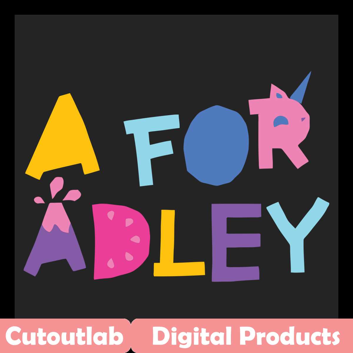 A For Adley Svg, Trending Svg, Games Svg, Funny Learning Svg | Inspire ...