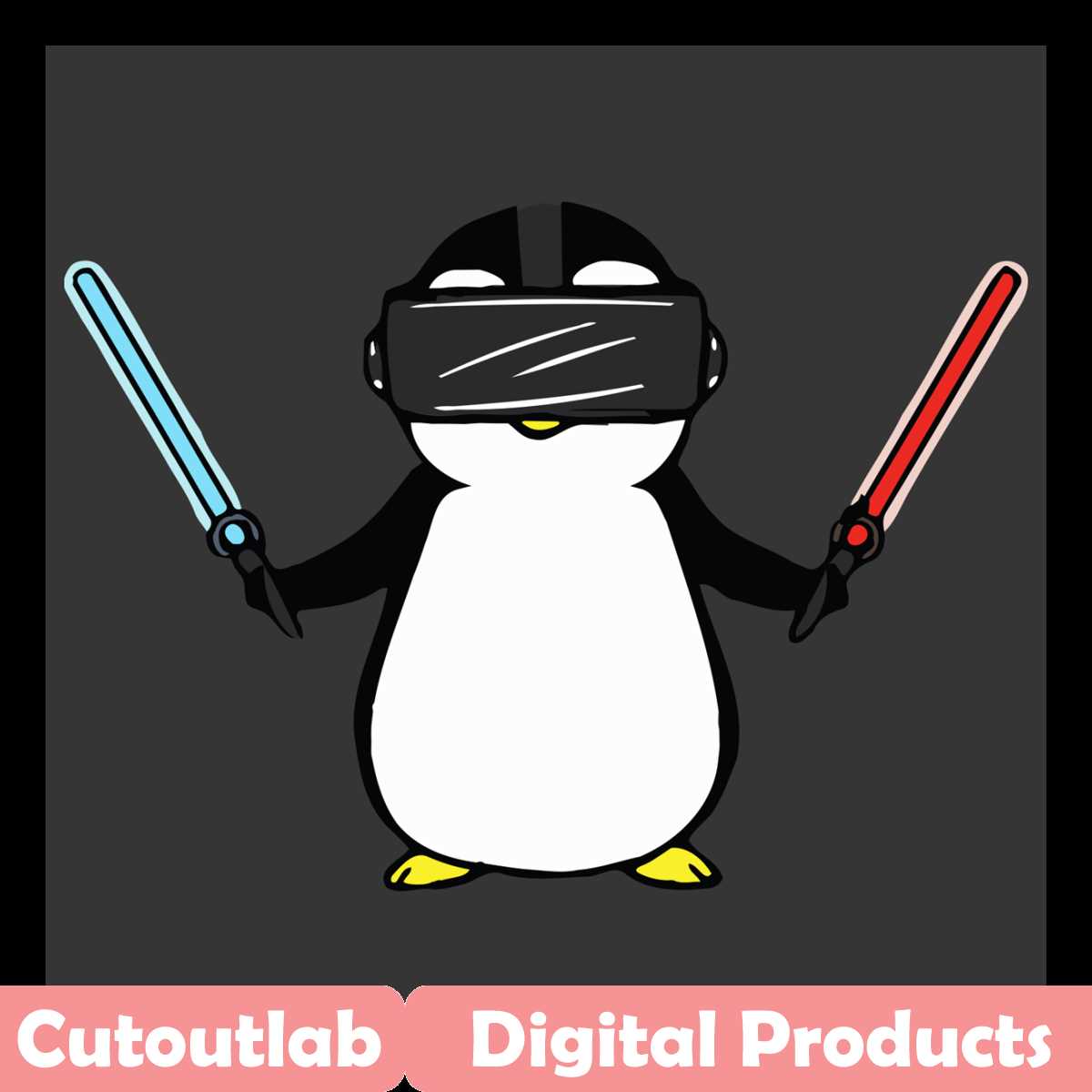 Beat Saber VR Gamer Penguin Svg, Trending Svg, Beat Saber Sv | Inspire ...