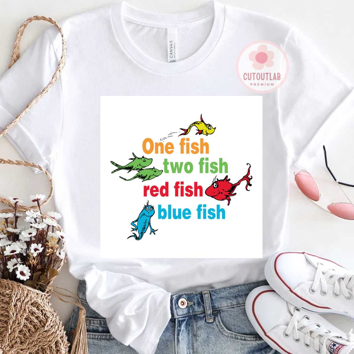 One Fish Two Fish Svg, Dr Seuss Svg, Seuss Svg, Dr Seuss Gif | Inspire ...