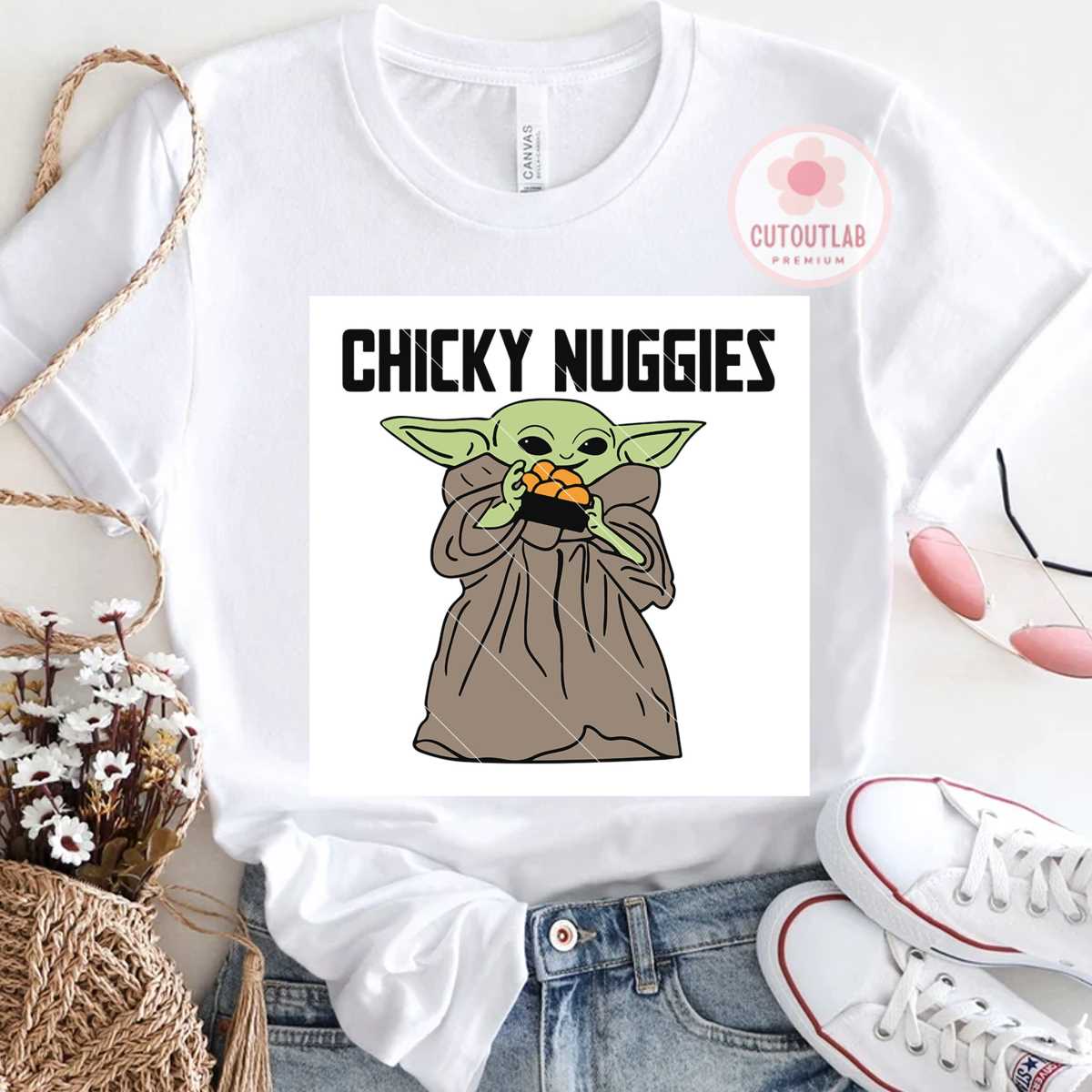 Baby Yoda Chicky Nuggies svg, Star Wars svg Digital Download | Inspire ...