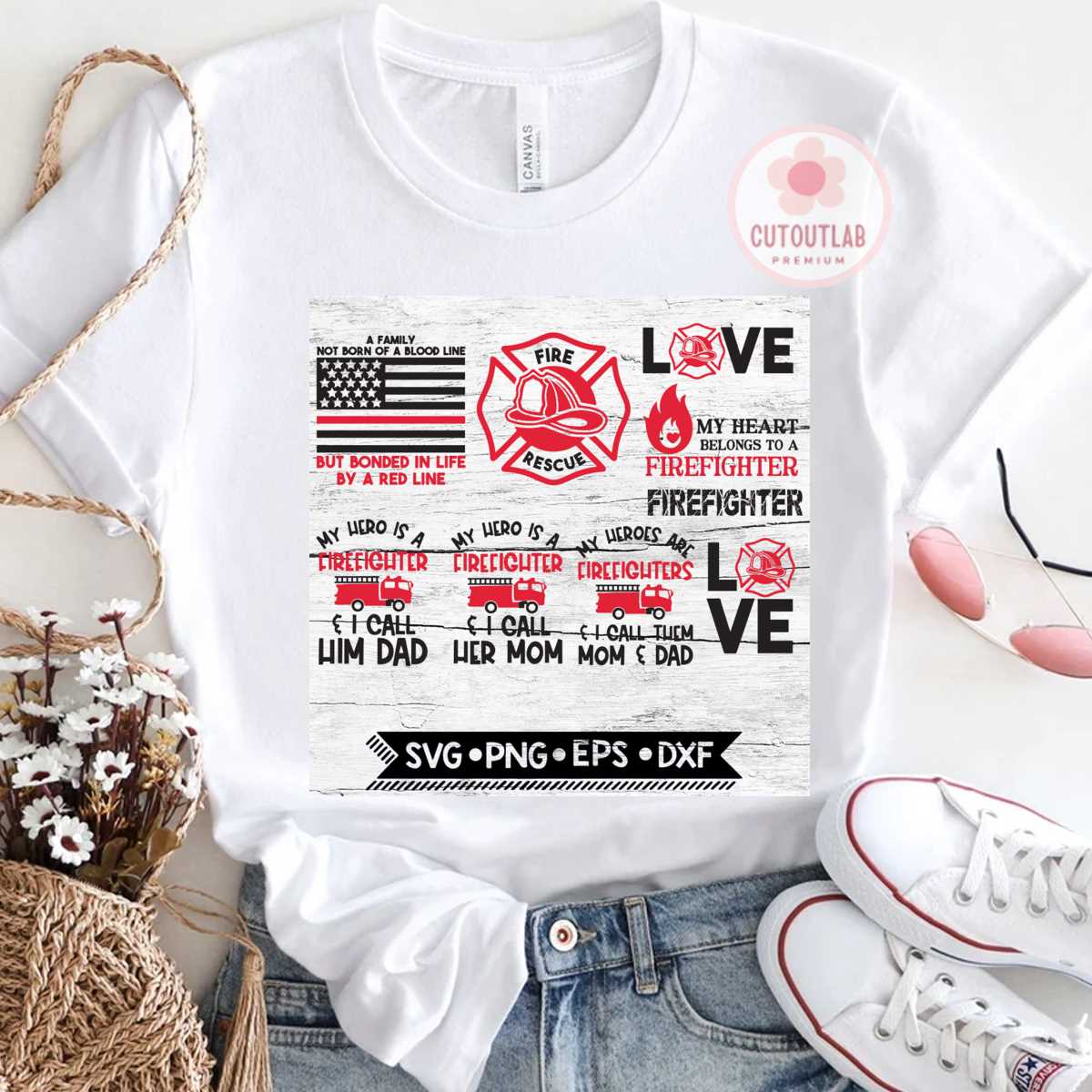 Firefighter Svg, Bundle, files for cricut, Svg, Family Svg | Inspire Uplift