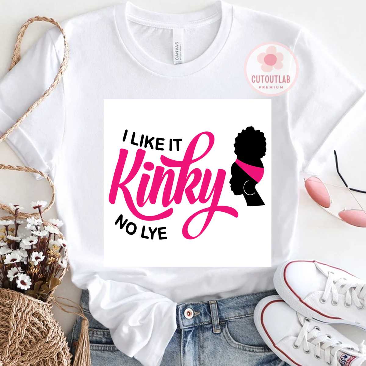 Afro Puffs I Like It Kinky No Lye SVG Natural Hair Afro Girl | Inspire ...