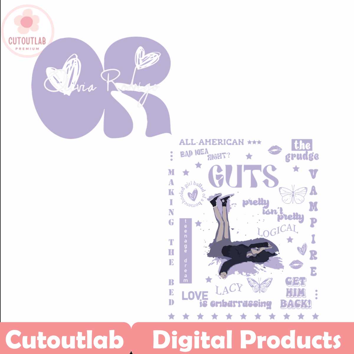 Olivia Rodrigo Guts Pretty Isnt Pretty Svg Inspire Uplift 3279