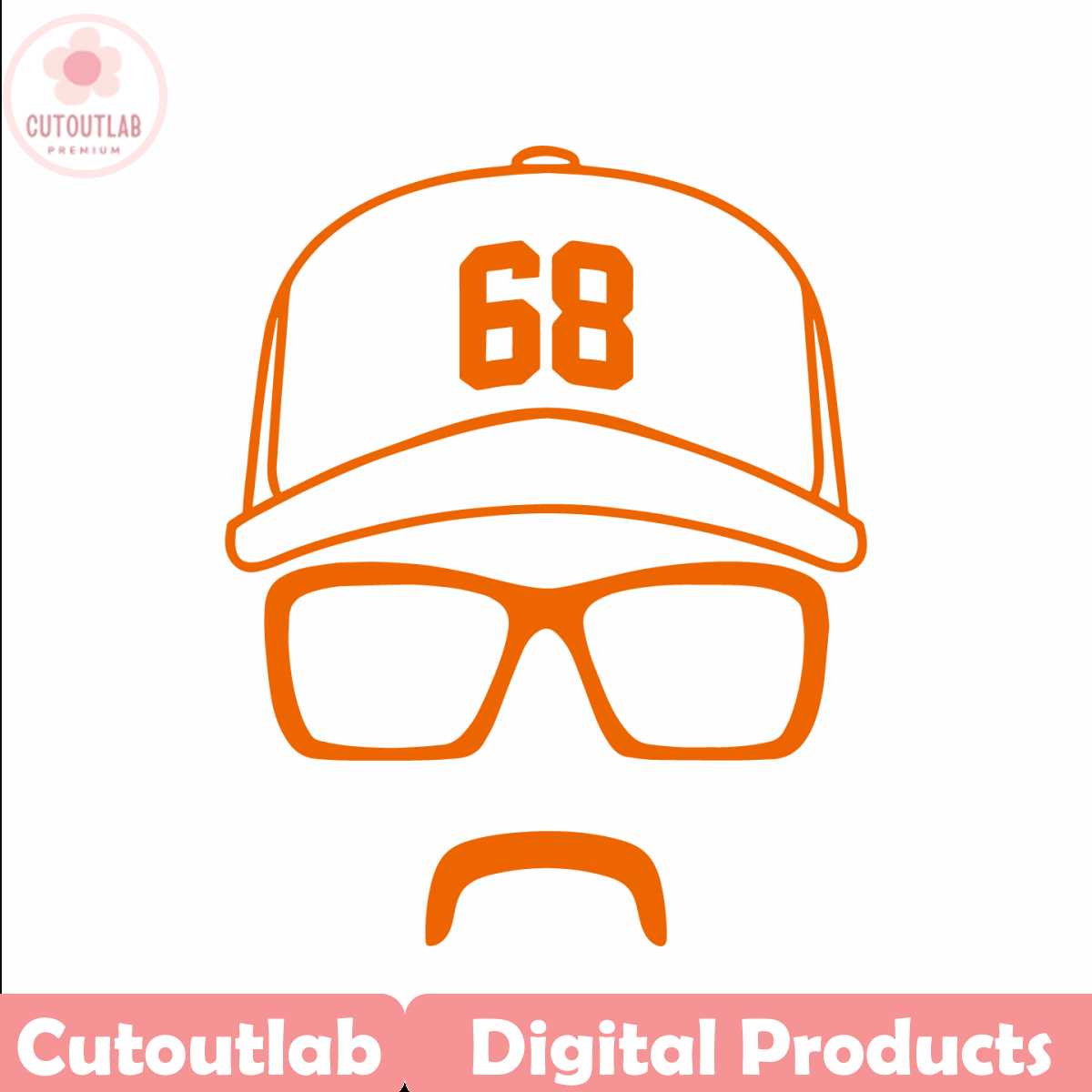 Retro JP France 68 Baseball Player SVG | Inspire Uplift