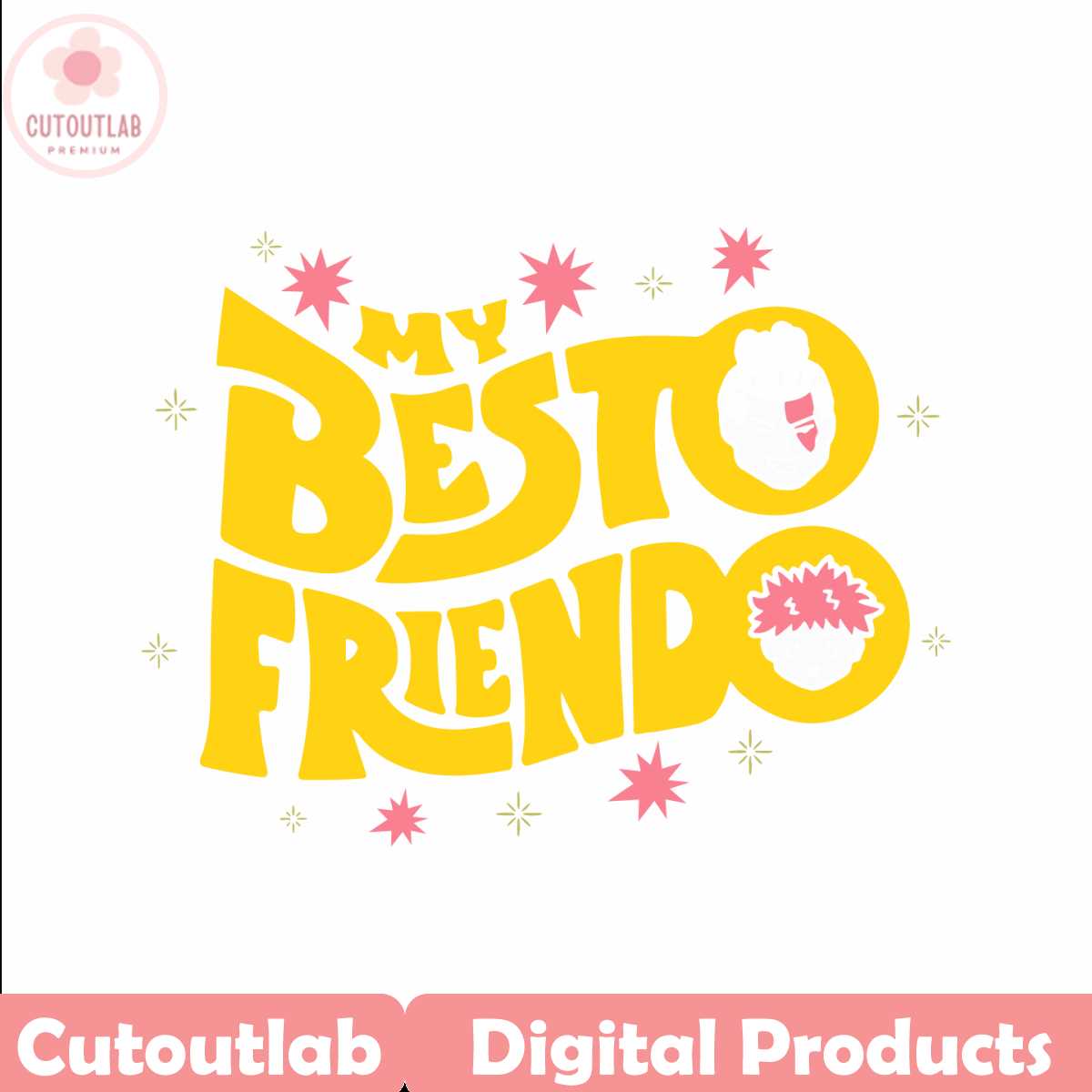 Retro My Besto Friendo Japanese SVG | Inspire Uplift