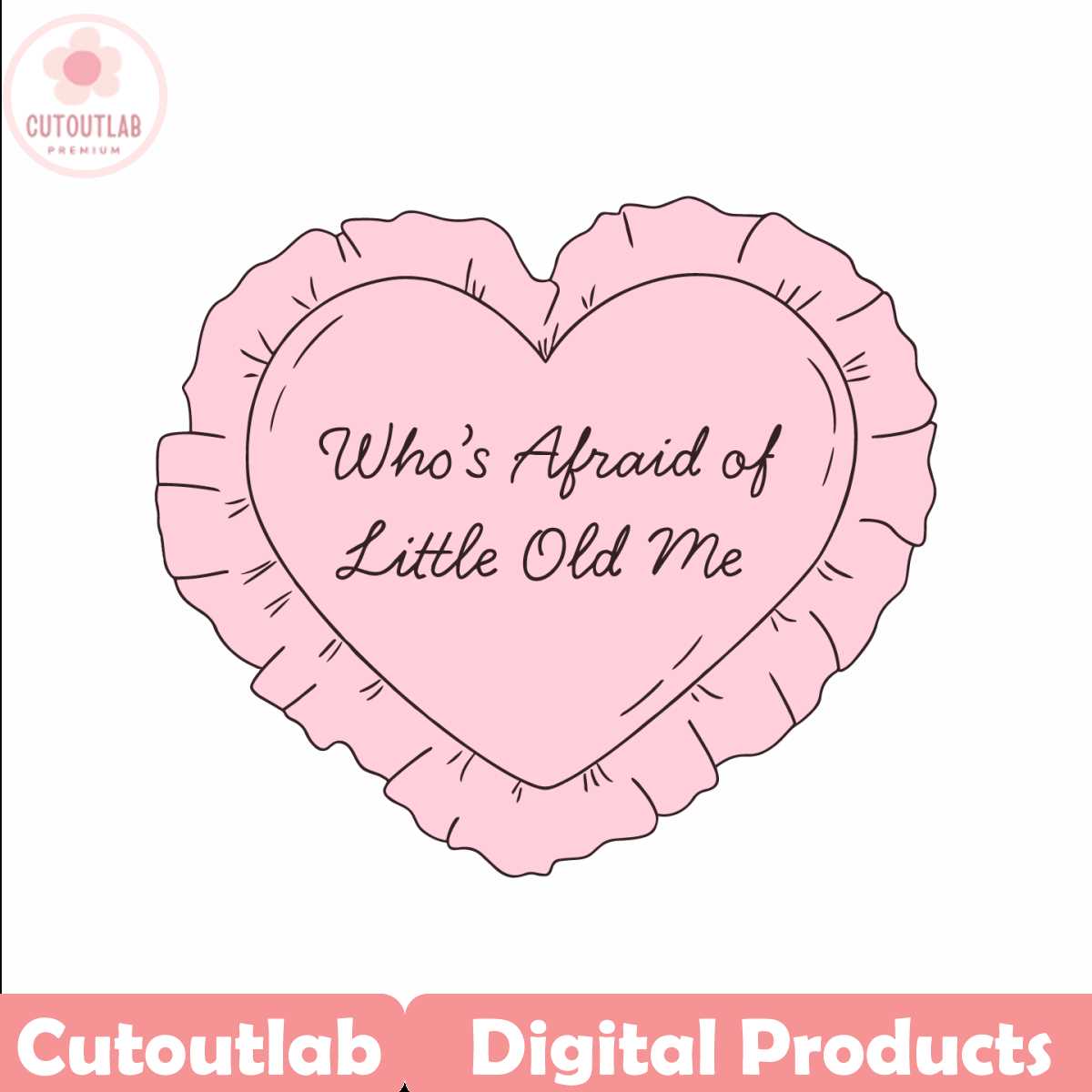 Whos Afraid of Little Old Me Taylor Song SVG | Inspire Uplift