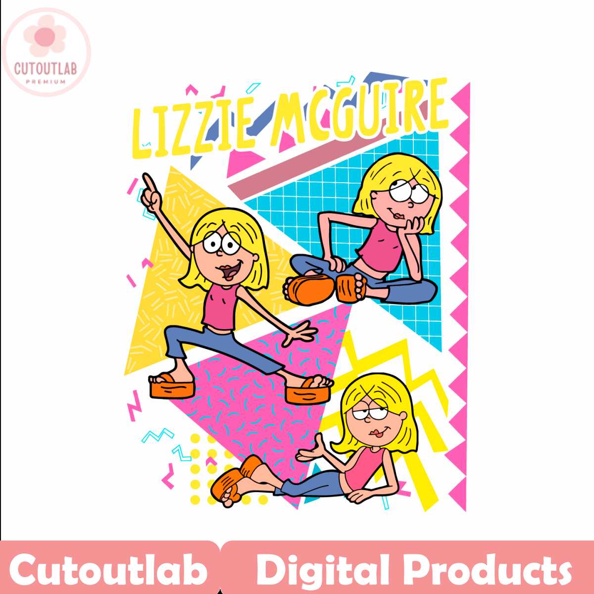 Disney Channel Lizzie Mcguire SVG | Inspire Uplift