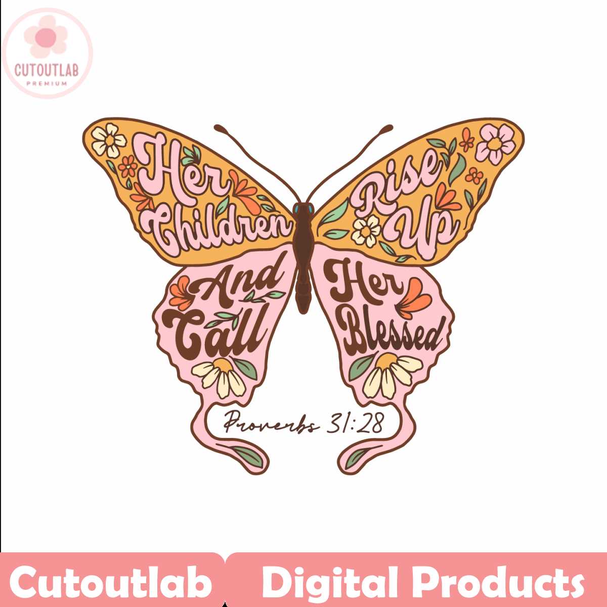 Her Children Rise Up And Call Her Blessed SVG | Inspire Uplift