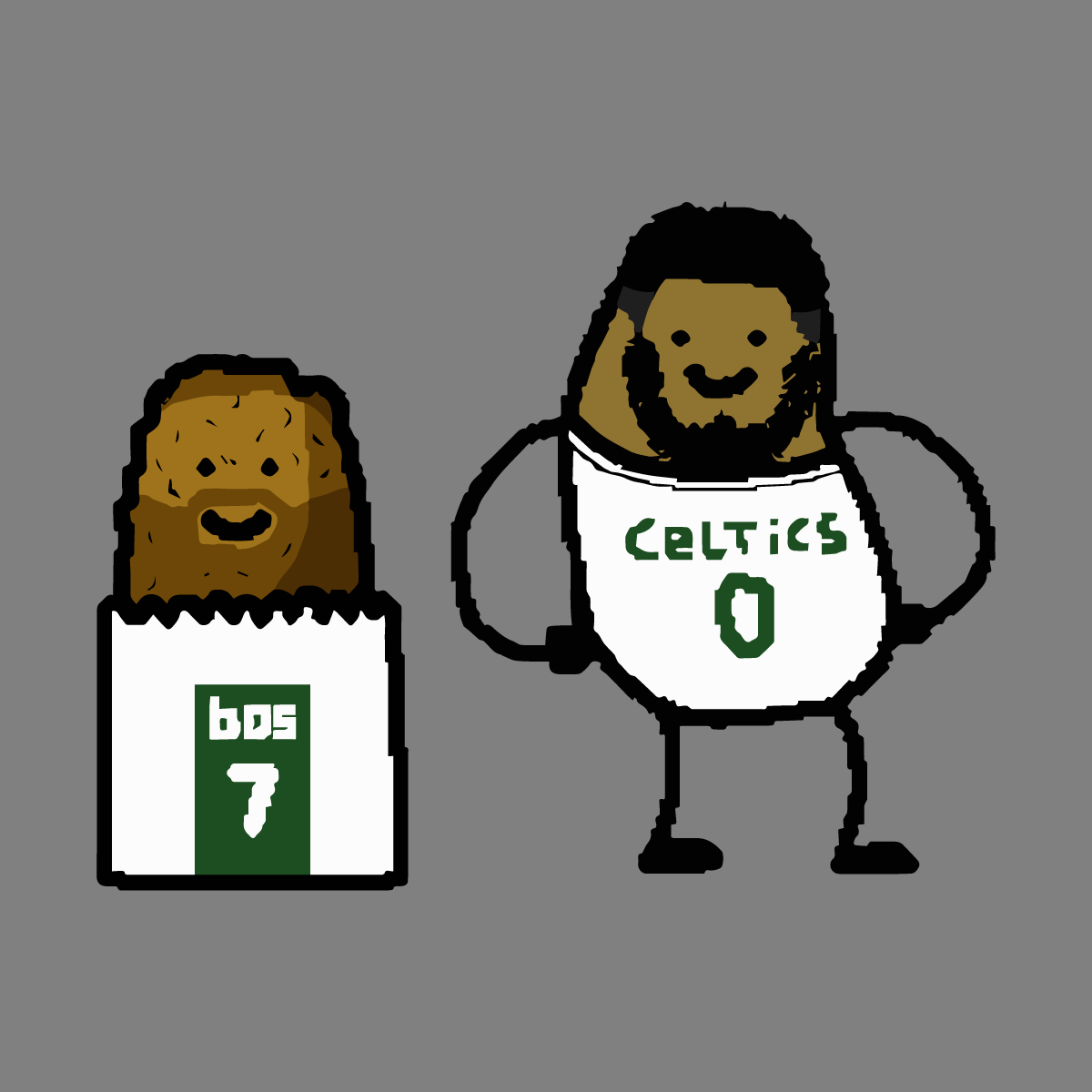 Hash Brown and Potatum Boston Celtics SVG - Inspire Uplift