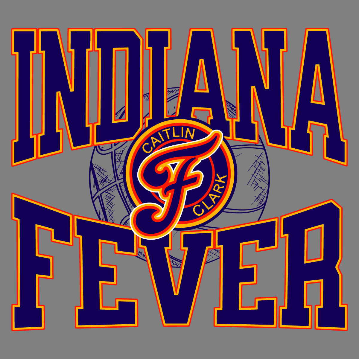 Indiana Fever Caitlin Clark Basketball Player SVG | Inspire Uplift